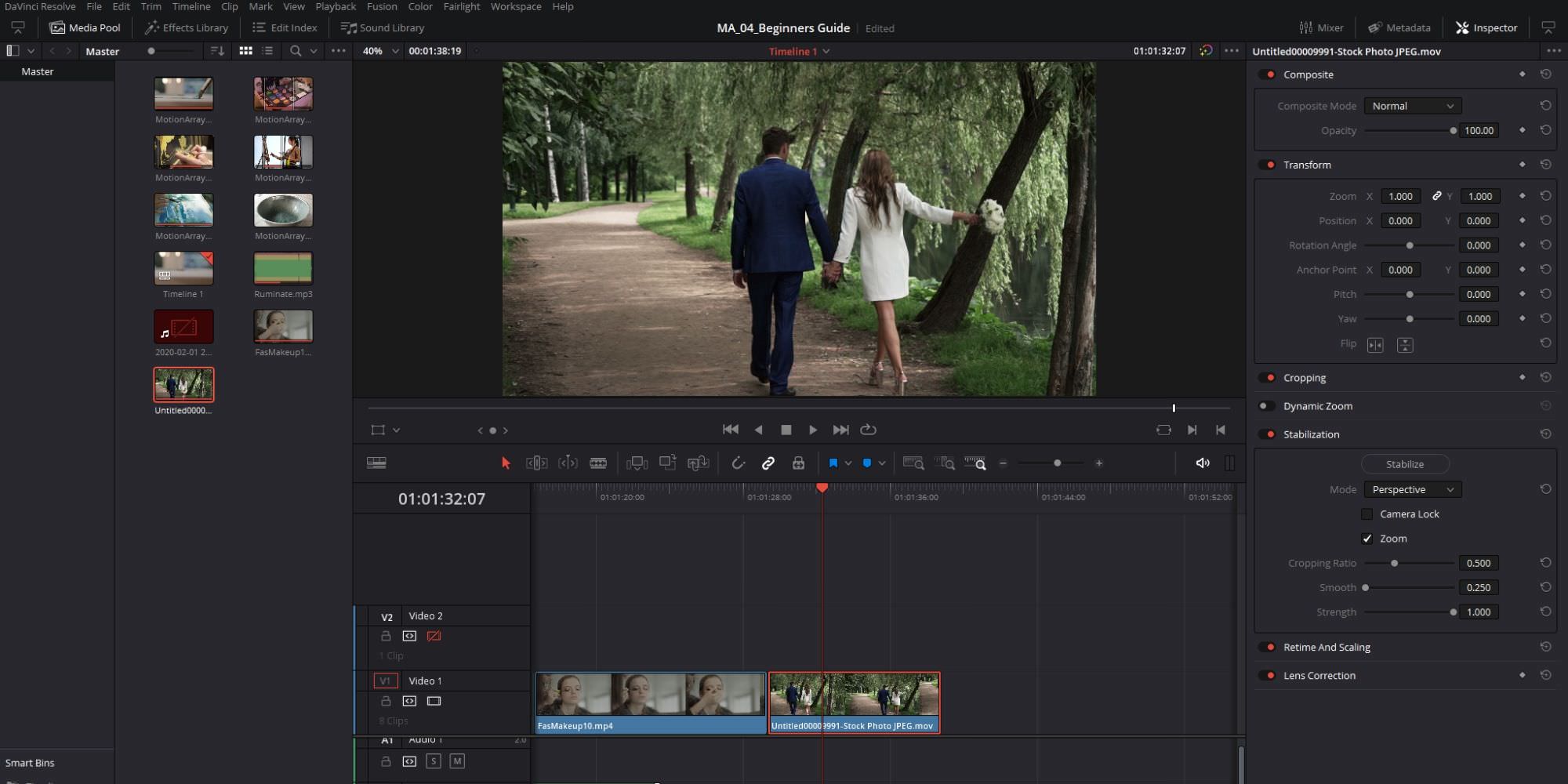 How to Stabilize Footage in DaVinci Resolve 19 - Motion Array