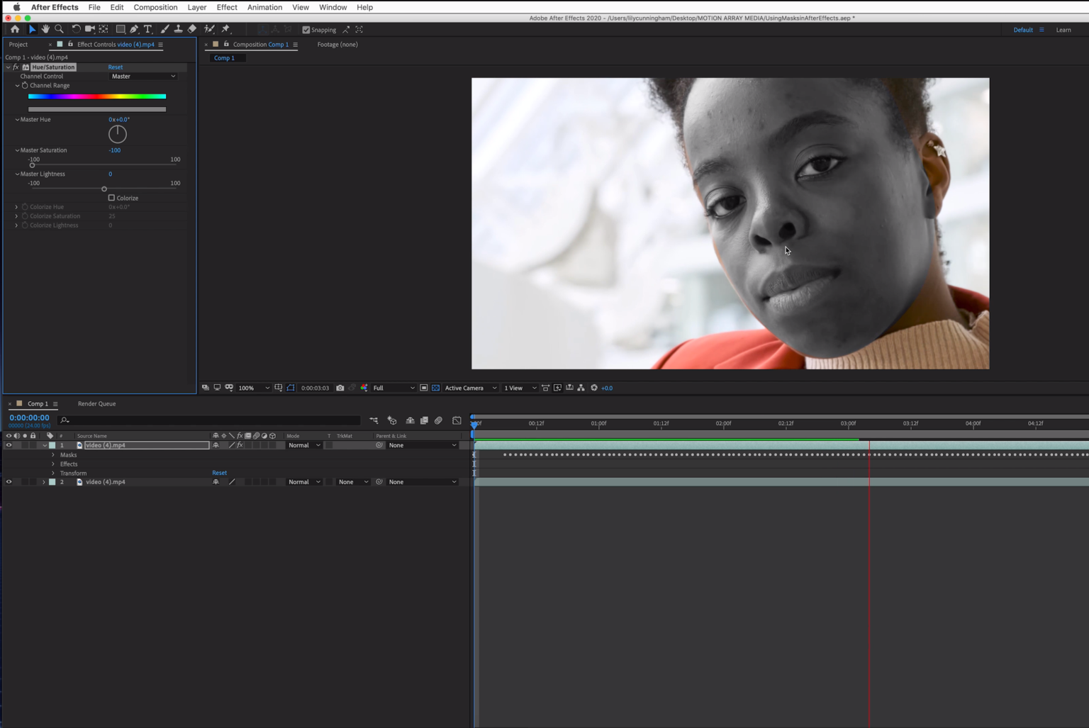 Learn How to Use Masks in After Effects - Motion Array