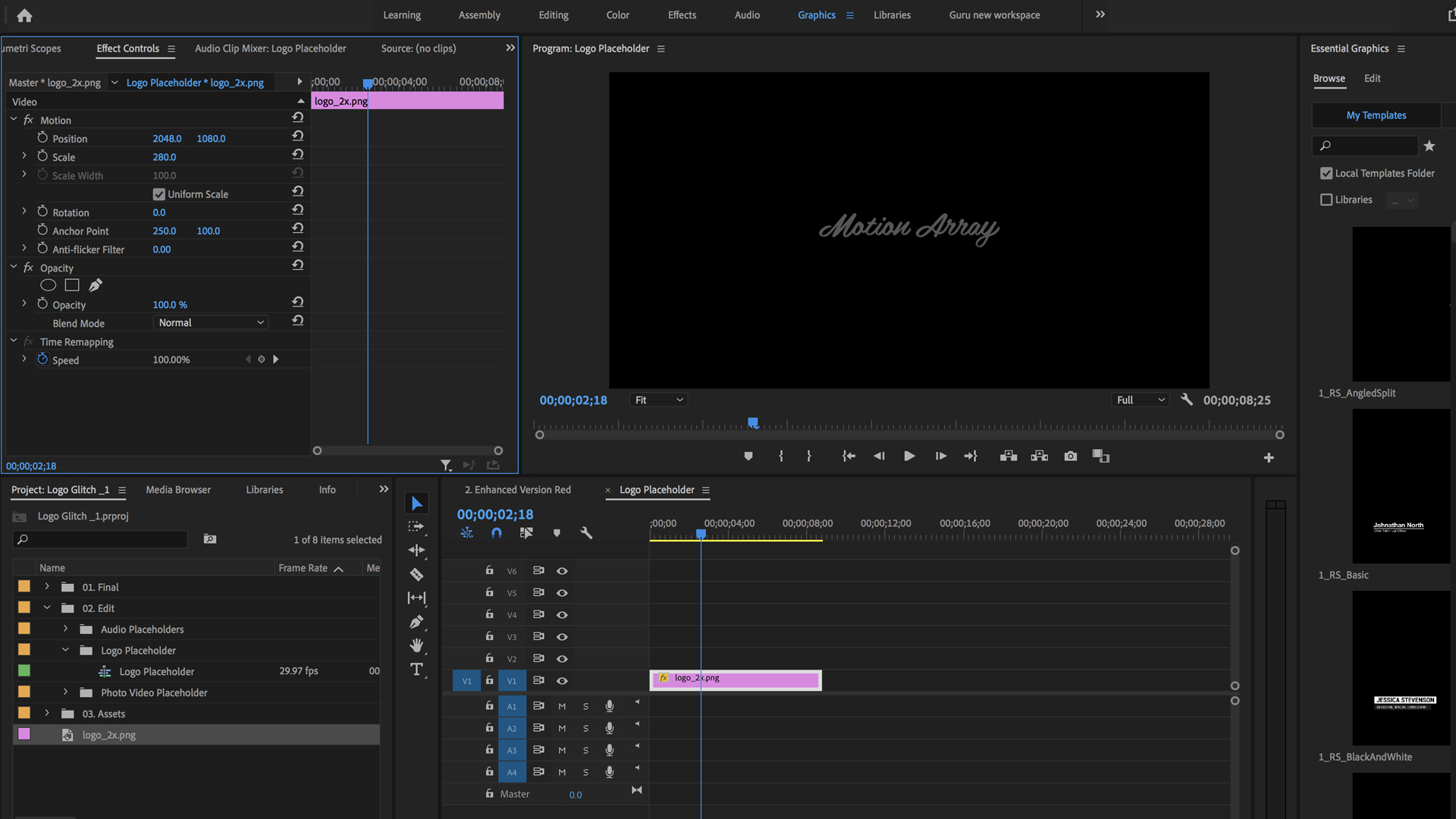 15 Most Popular Premiere Pro Logo Reveals - Motion Array