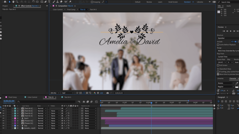 30 Amazing Wedding Titles For Your Marriage Videos - Motion Array