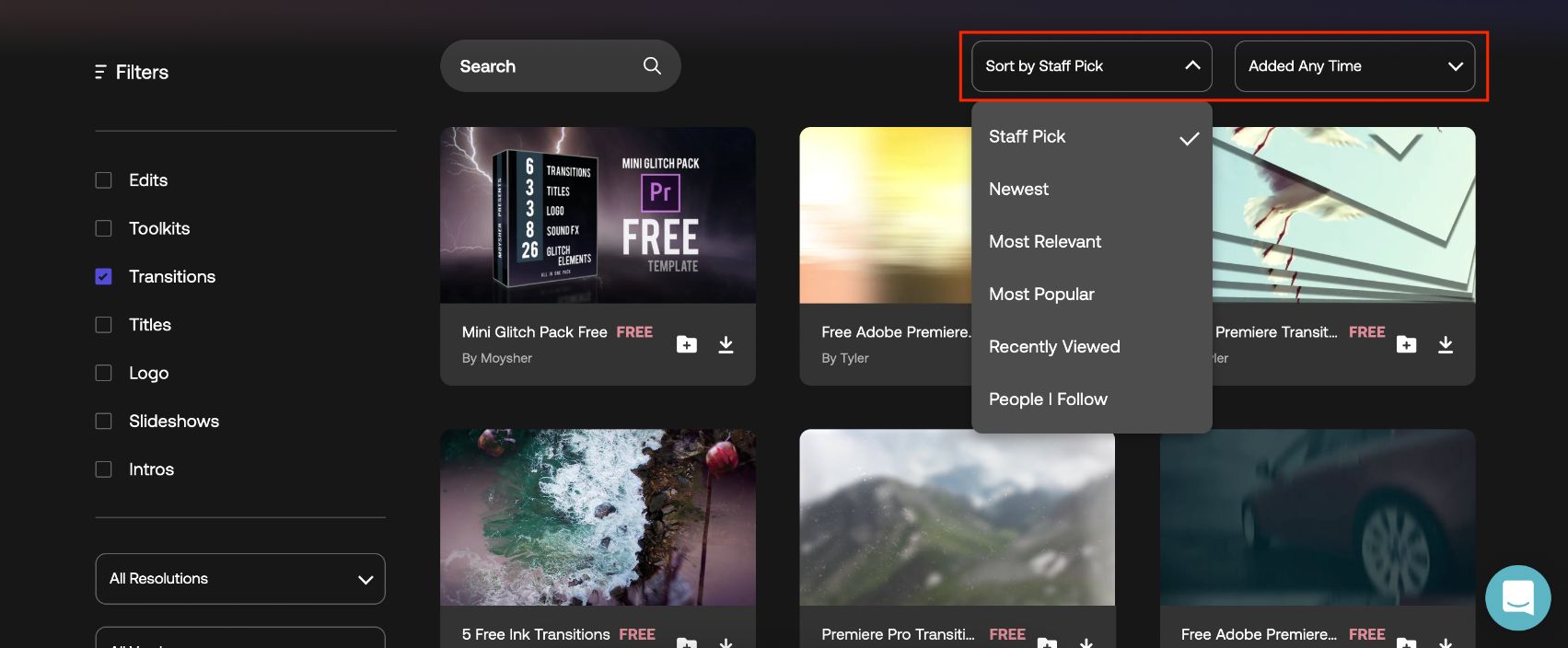 How to Use Motion Array's Updated Marketplace Search Features - Motion ...