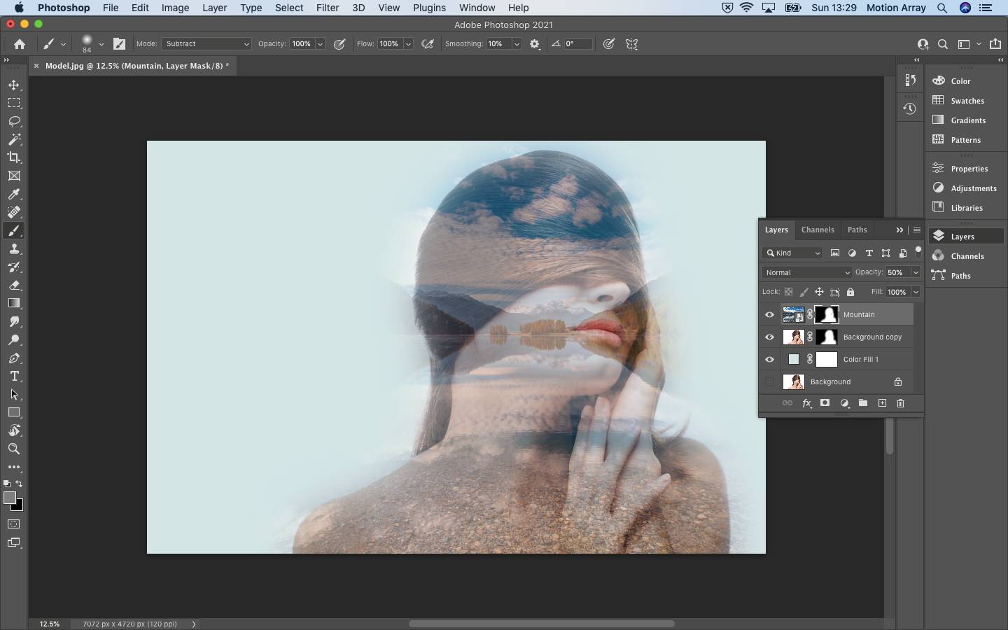 Create the Double Exposure Effect in Photoshop (+5 Templates) - Motion ...