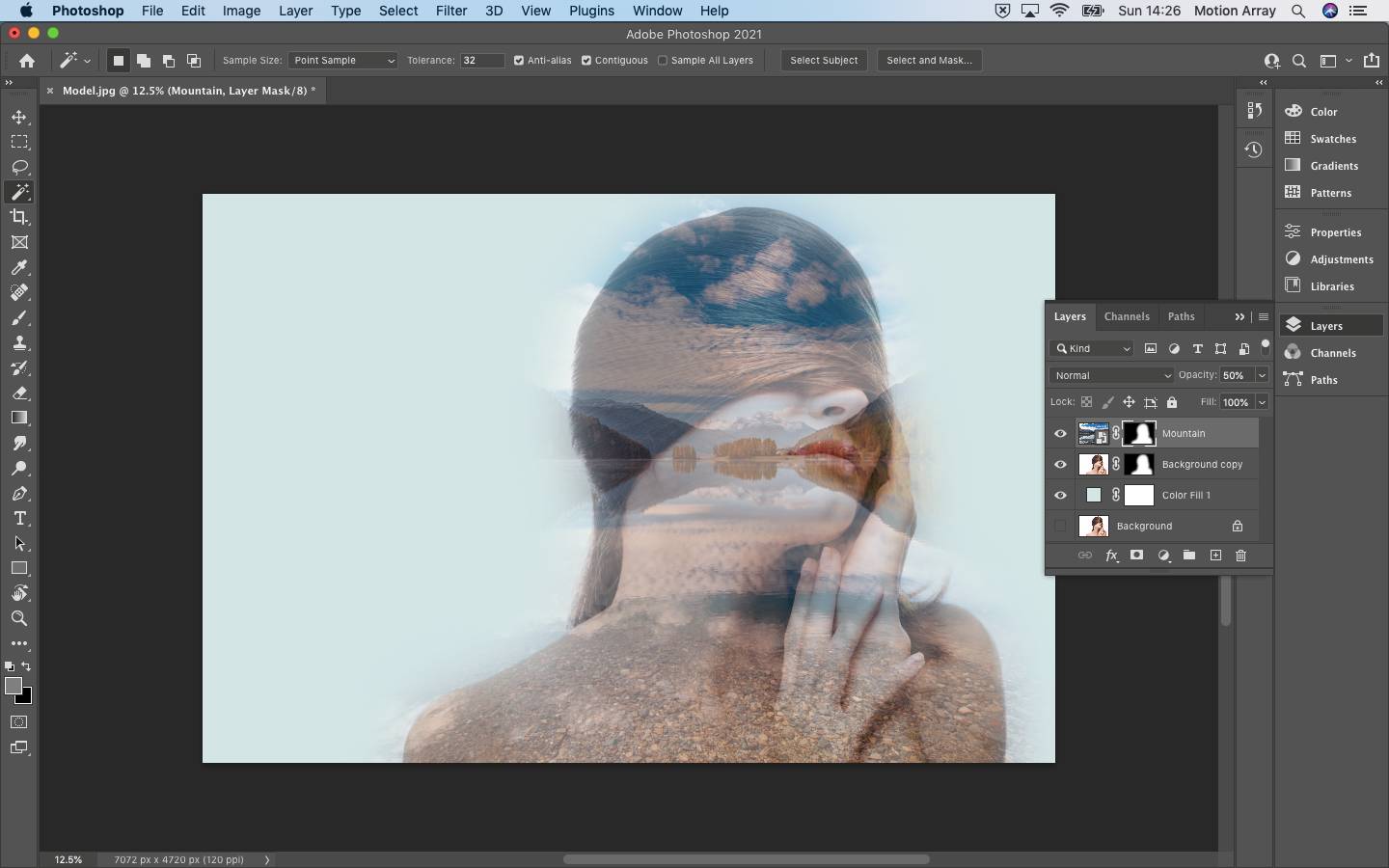 Create the Double Exposure Effect in Photoshop (+5 Templates) - Motion ...