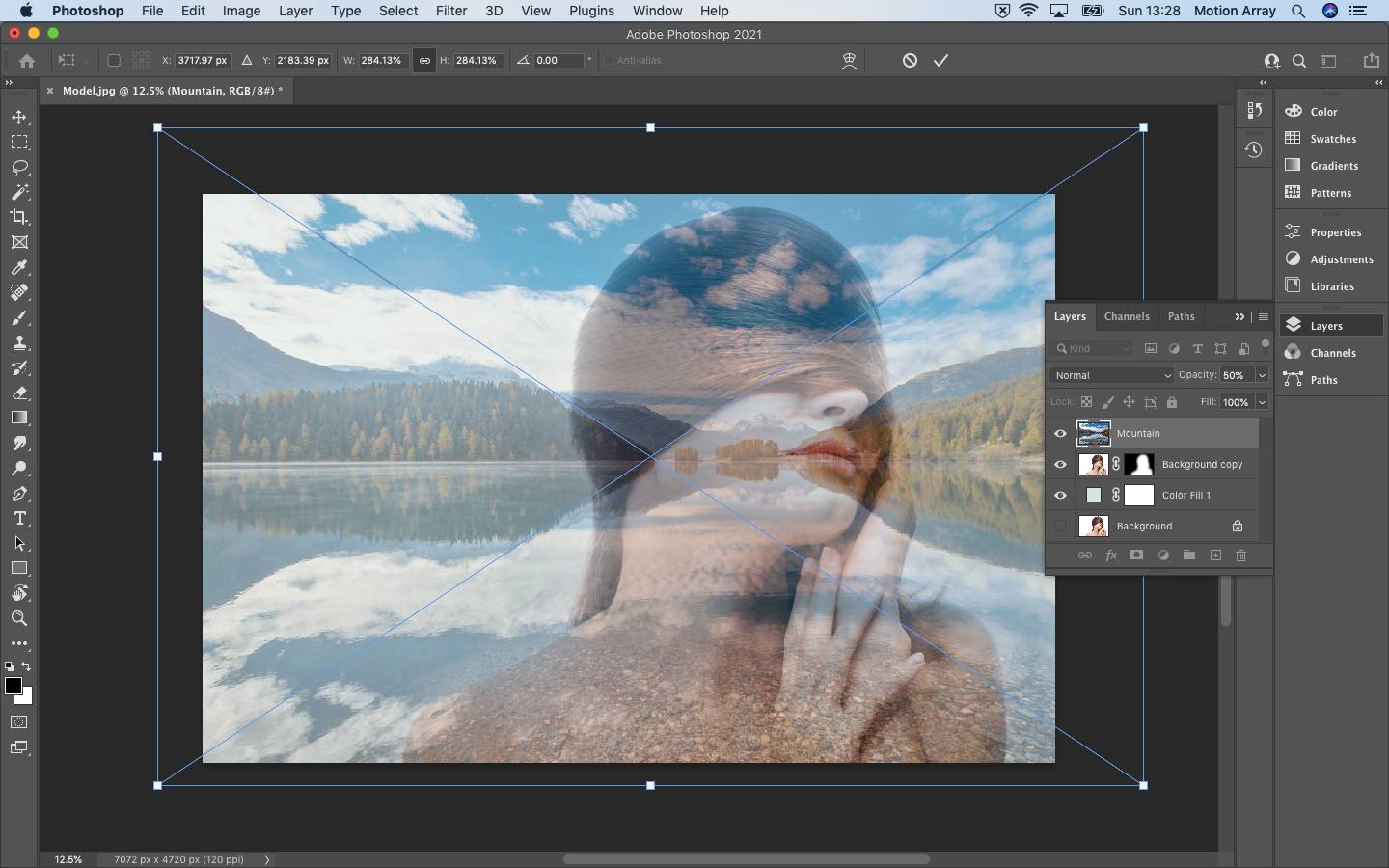 Create the Double Exposure Effect in Photoshop (+5 Templates) - Motion ...