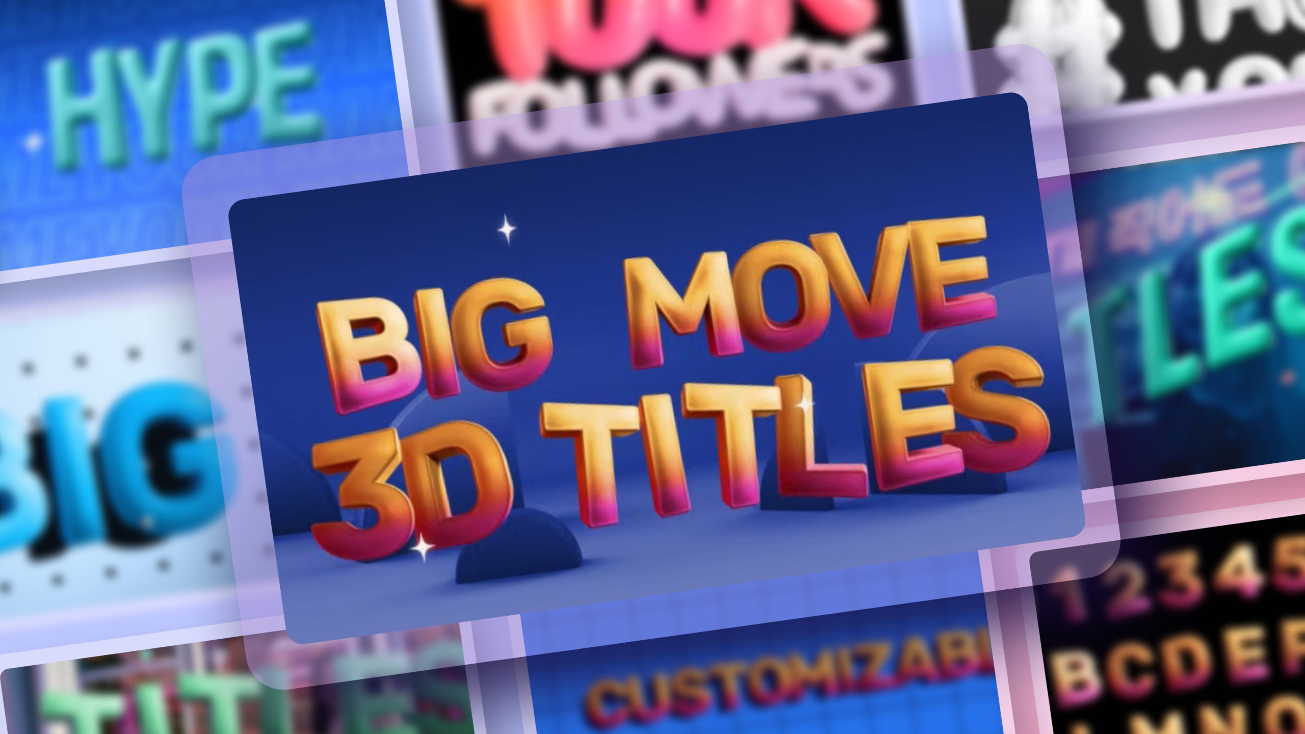 3D Text Animation